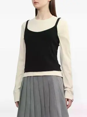 AAPE BY *A BATHING APE Ribbed Knit Top - Black