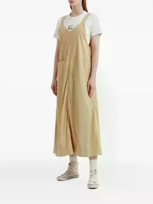 CHOCOOLATE Patch-pocket Midi Dress - Neutrals