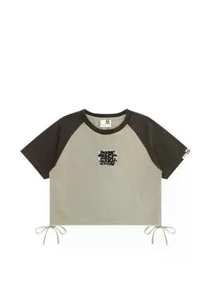 AAPE BY *A BATHING APE Graphic Print T-shirt - Grey