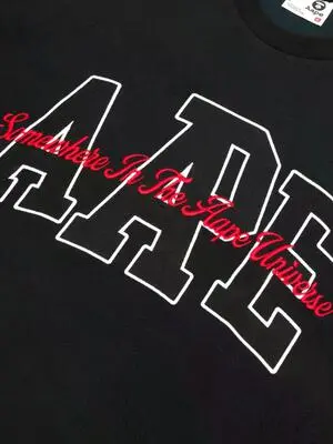 AAPE BY *A BATHING APE Logo-embroidered T-shirt
