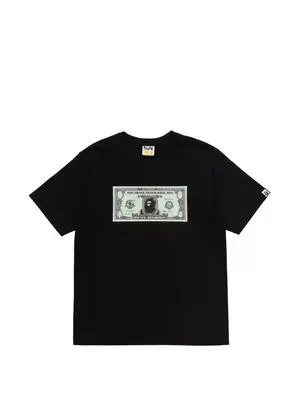 A BATHING APE Dollar-print T-shirt