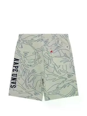 AAPE BY *A BATHING APE Outline-print Shorts