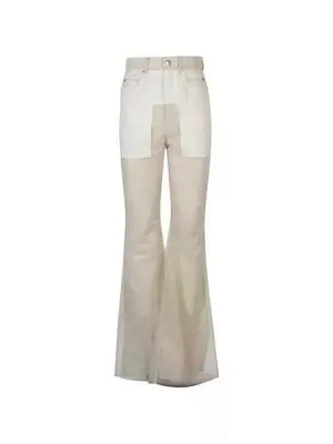 Rick Owens Panelled Flared Trousers