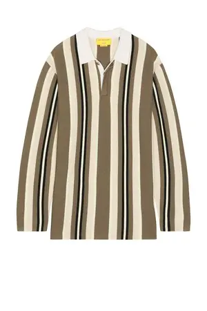 Guest In Residence Striped Rugby - Cypress Combo