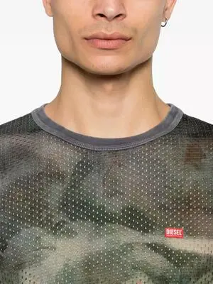 DIESEL® Perforated Long-sleeve T-shirt