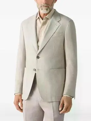 Zegna Crossover Wool Jacket - Neutrals