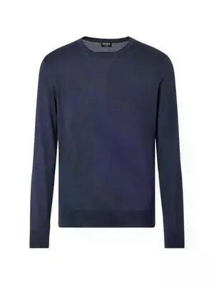 Zegna Crewneck Sweater - Blue
