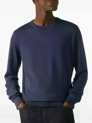 Zegna Crewneck Sweater - Blue