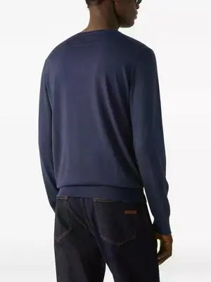 Zegna Crewneck Sweater - Blue