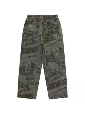 AAPE BY *A BATHING APE Logo-patch Trousers