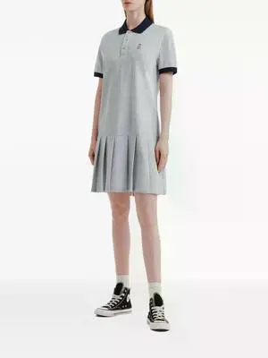 CHOCOOLATE Pleated Polo Dress
