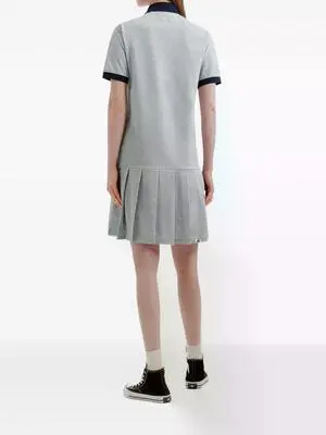 CHOCOOLATE Pleated Polo Dress