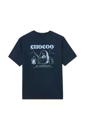 CHOCOOLATE Embroidered T-shirt - Blue