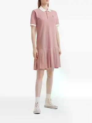 CHOCOOLATE Pleated Detail Dress - Pink