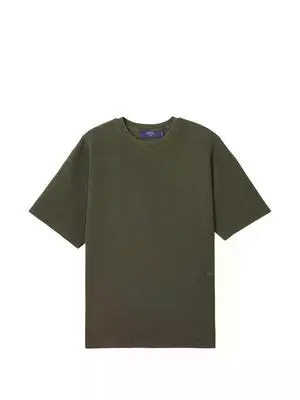 AFTERMATHS Waffle-texture T-shirt - Green