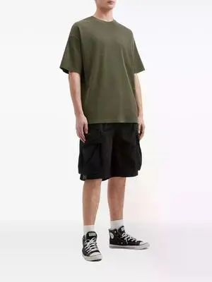 AFTERMATHS Waffle-texture T-shirt - Green