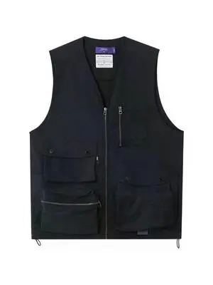 AFTERMATHS Zip-pocket Sleeveless Vest