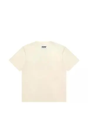 AAPE BY *A BATHING APE Logo-print T-shirt - Neutrals