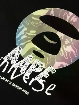 AAPE BY *A BATHING APE Graphic-print T-shirt - Black