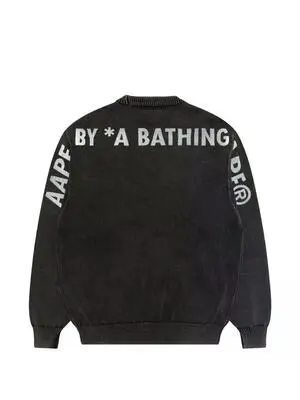 AAPE BY *A BATHING APE V-neck Patch-detail Cardigan