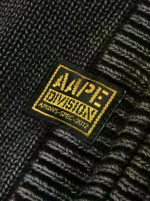 AAPE BY *A BATHING APE V-neck Patch-detail Cardigan