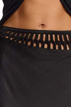 Significant Other Maxi Skirt With Waist Tie Detail