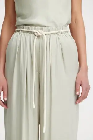 Significant Other Relaxed Wide-leg Pants - Moss