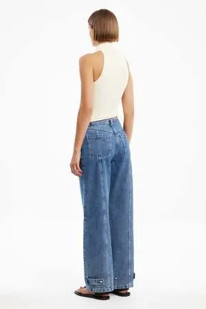 Significant Other Nailah Shimmer Jersey Top
