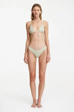 Significant Other Zoya Triangle Bikini Top - Moss