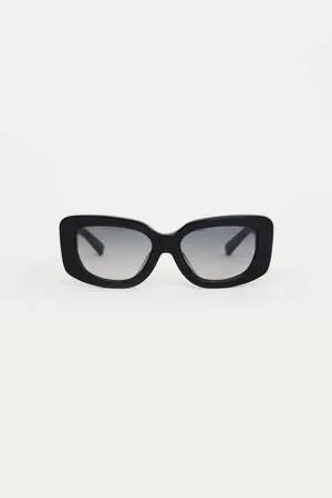 Significant Other Amplitude Square Frame Sunglasses - Black