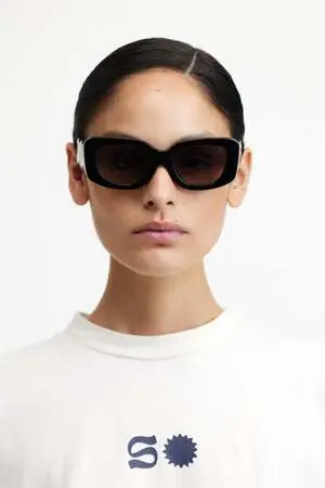 Significant Other Amplitude Square Frame Sunglasses - Black
