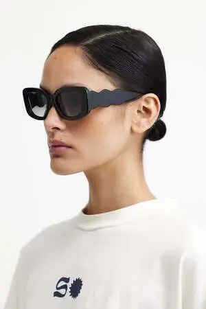 Significant Other Amplitude Square Frame Sunglasses - Black