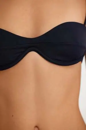Significant Other Bralette Top With Underwire - Black