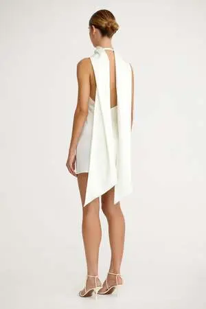 Significant Other Lucile Halter Mini Dress - Bone