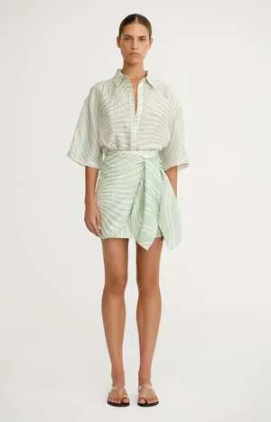Significant Other Celeste Shirt With Printed Short Sleeves
