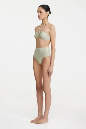 Significant Other High-waisted Briefs With Rhinestone Embellishments