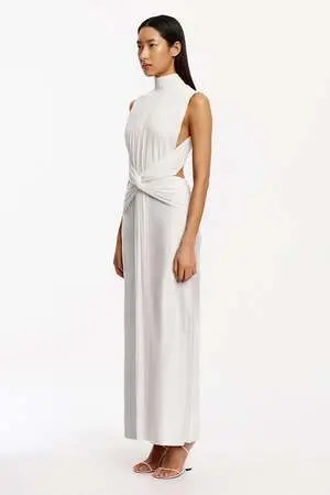 Significant Other Pleated Jersey Gown - Ivory