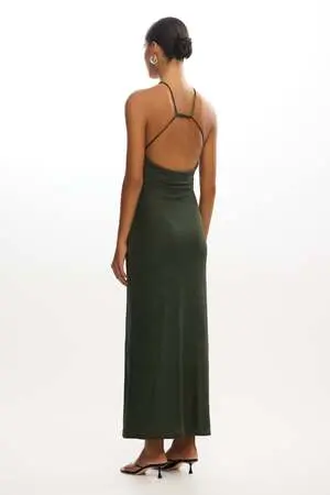 Significant Other Knot Strap Midi Dress