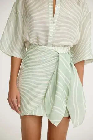 Significant Other Celeste Mini Wrap Skirt