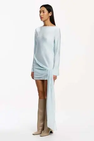 Significant Other Farrah Long Sleeve Mini Dress - Adriatic