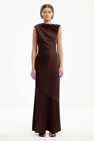 Significant Other Lana Maxi Dress - Chocolate