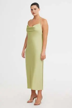 Significant Other Danika Cowl Dress - Matcha