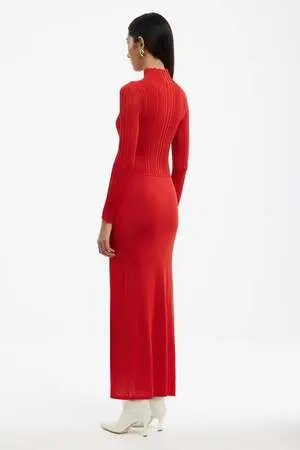 Significant Other Knitted Maxi Dress