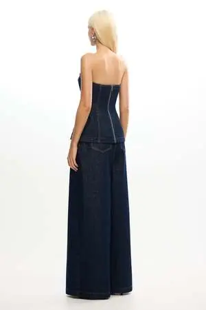 Significant Other Micah Denim Top - Indigo