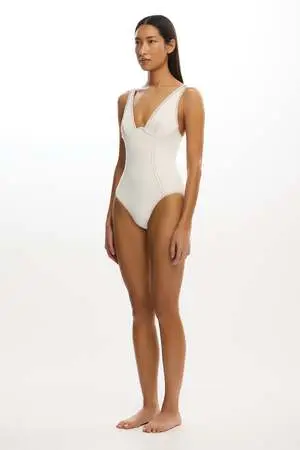 Significant Other Corinne Maillot One-piece Swimsuit - Ivory