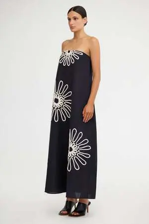 Significant Other Strapless Maxi Dress - Black