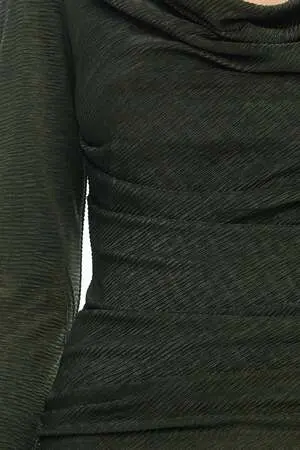Significant Other Textured Long Sleeve Top