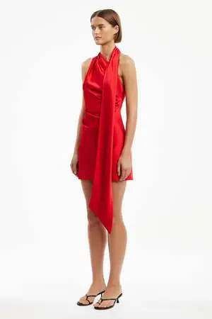 Significant Other Nadia Mini Dress - Cherry