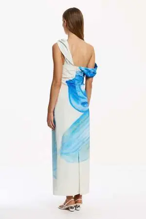 Significant Other Printed Midi Dress