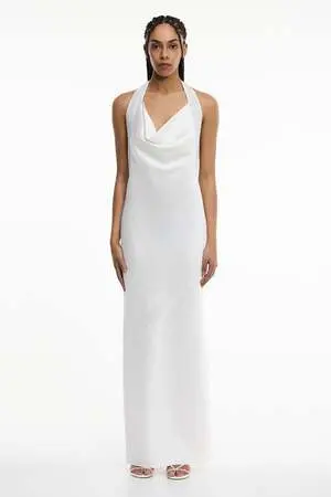 Significant Other Devlyn Halter Maxi Dress - Ivory